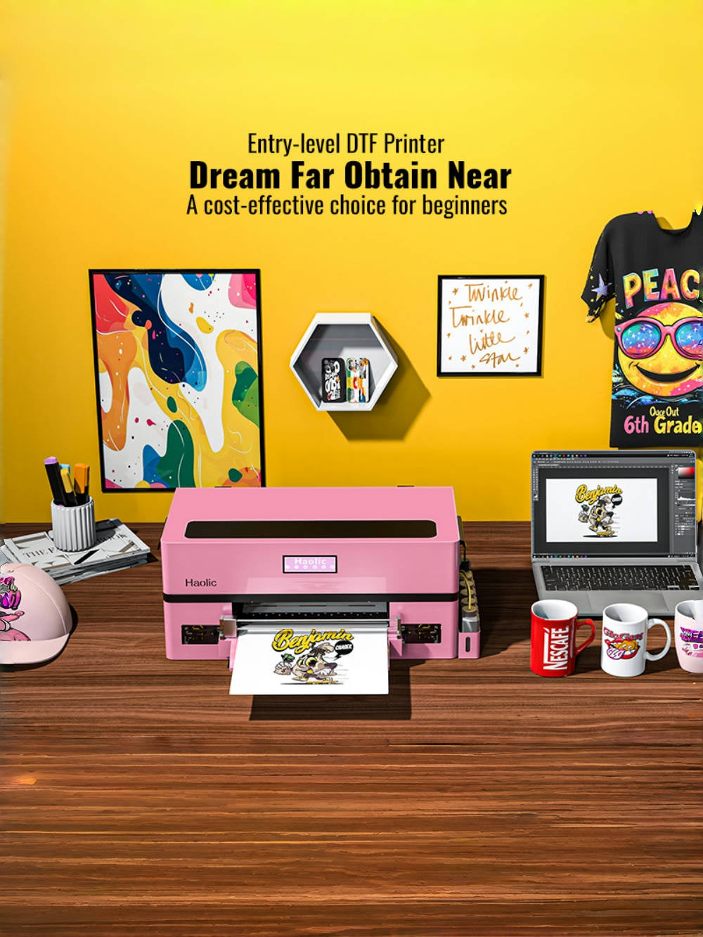 Haolic DTF UV Eco-solvent Sublimation Printer