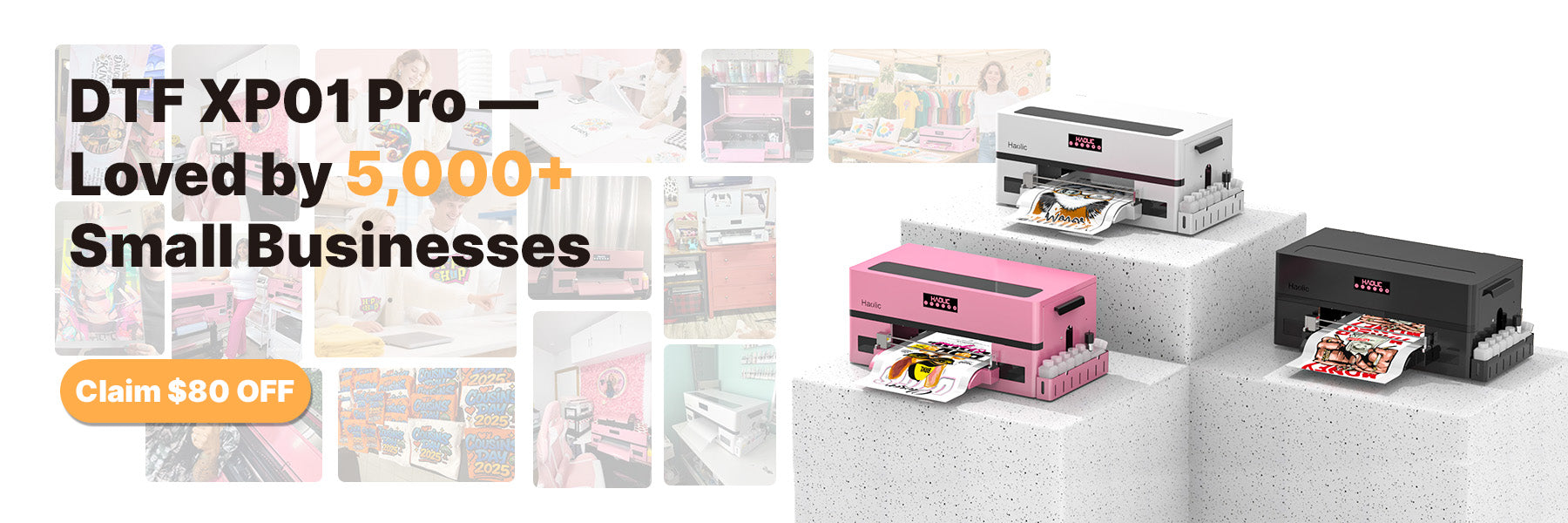 Haolic DTF UV Eco-solvent Sublimation Printer