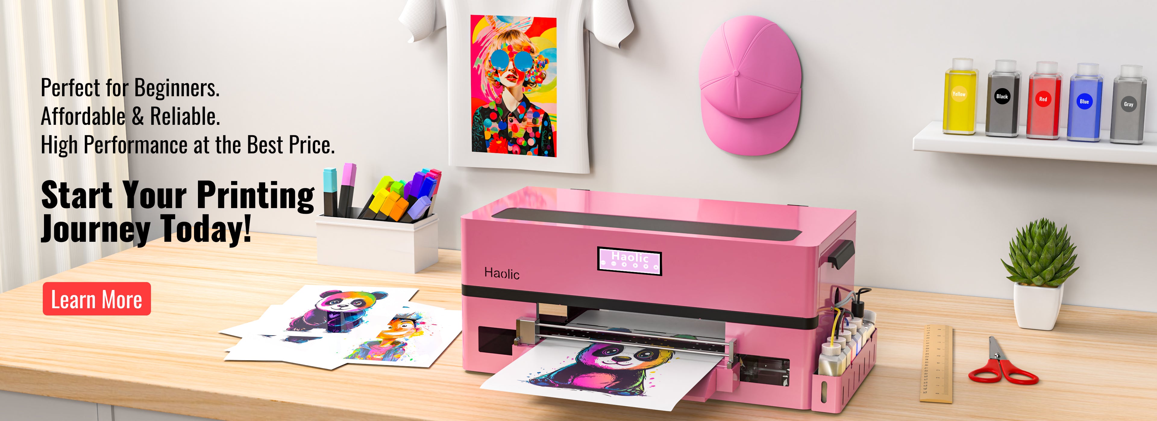 Haolic DTF UV Eco-solvent Sublimation Printer