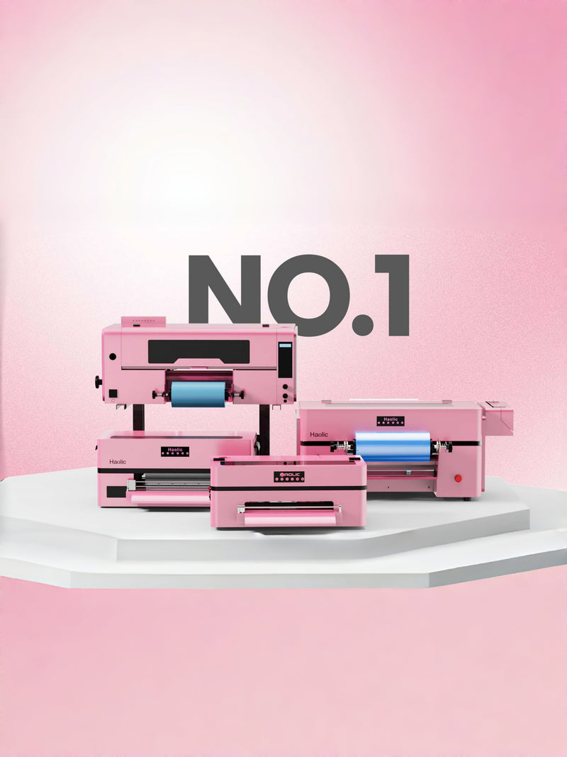 Haolic | Pink DTF & UV DTF Printer for Small Business