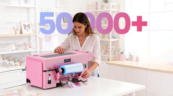 Haolic | Pink DTF & UV DTF Printer for Small Business