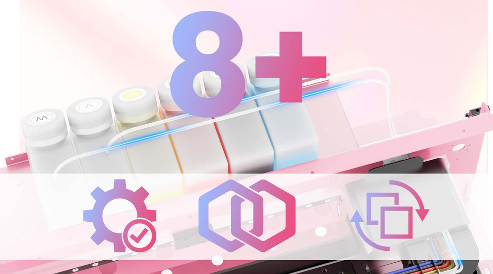 Haolic | Pink DTF & UV DTF Printer for Small Business